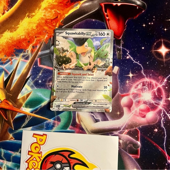 Pokemon | Other | Pokmon Squawkabilly Ex Card Paldea Evolved | Poshmark